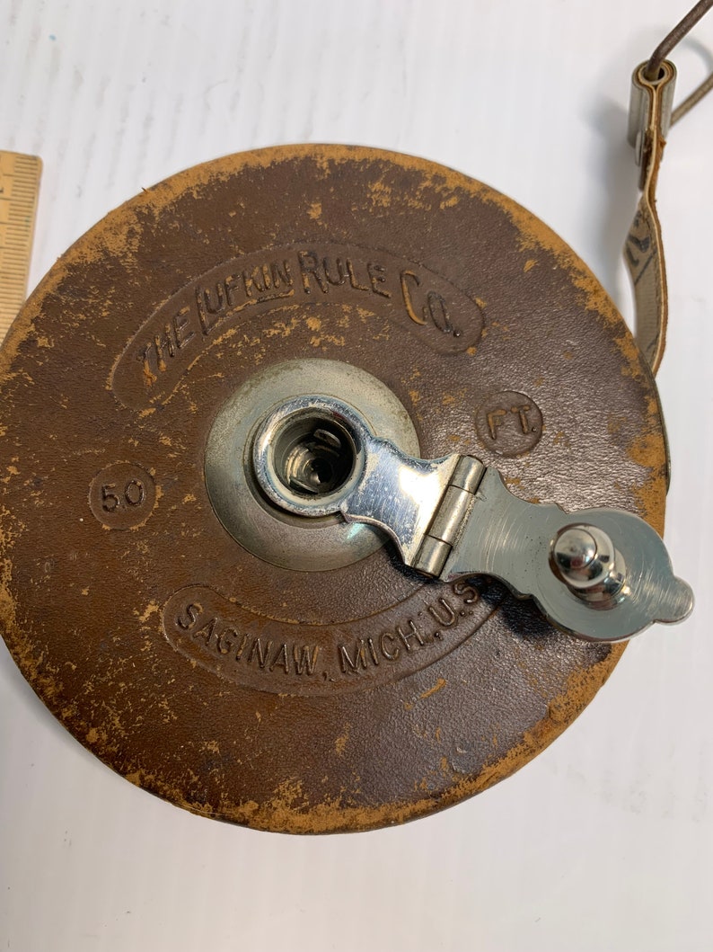 Vintage Lufkin Metallic Tape Measure - Etsy