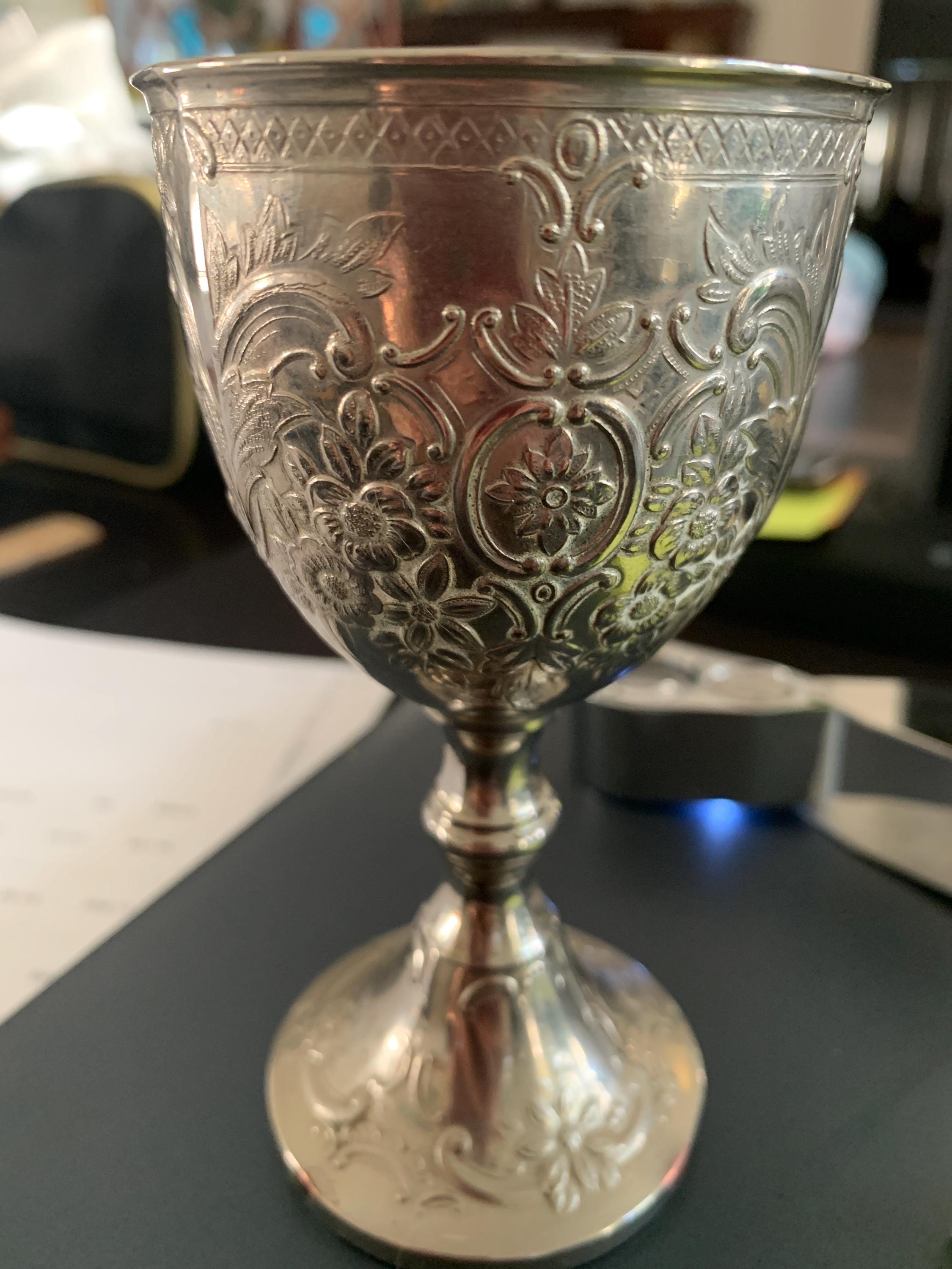 Silver Plated Goblet or Chalice From Corbell & Co. in England - Etsy
