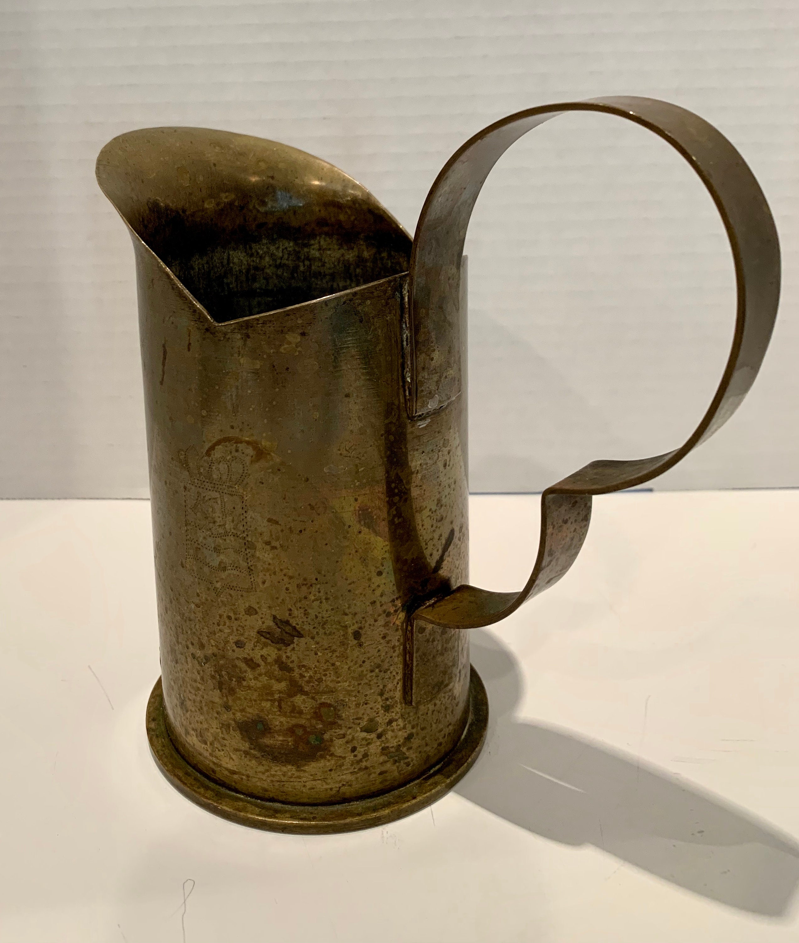Vintage WWII Stamped 1937 Brass Pitcher Made From Gun Casing - Etsy