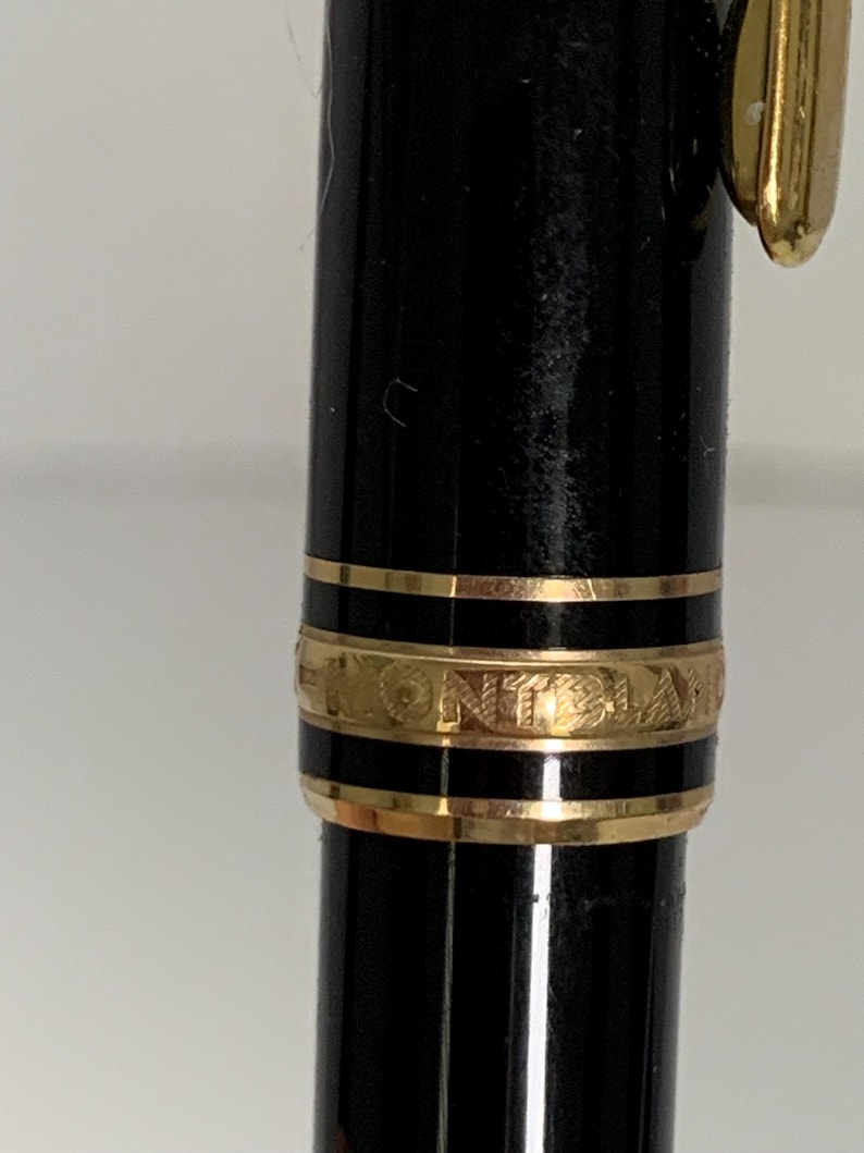 Vintage Mont Blanc Meisterstuck Gold-coated Classique Fountain Pen and Mechanical Pencil Set ...