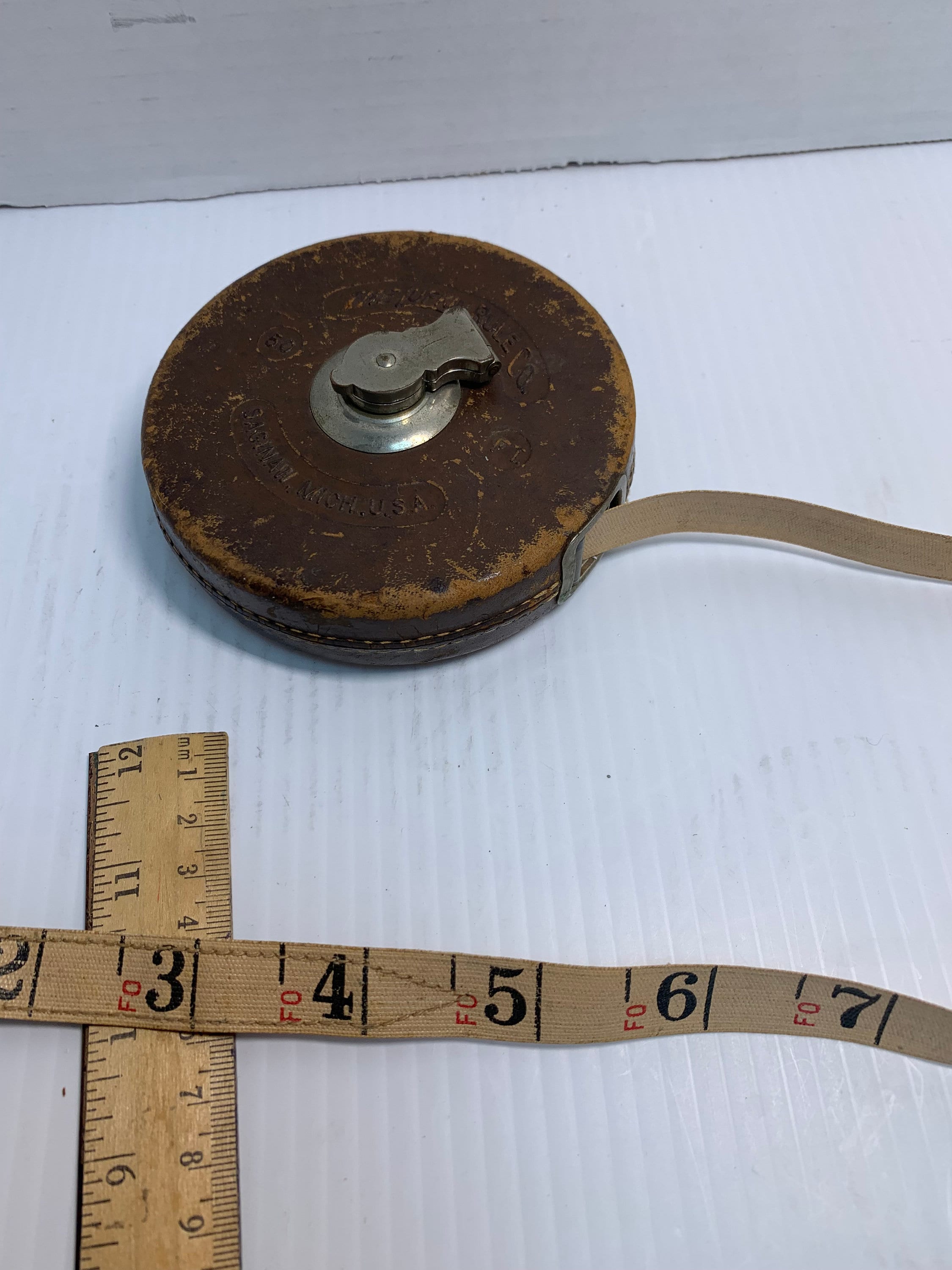 Vintage Lufkin Metallic Tape Measure - Etsy