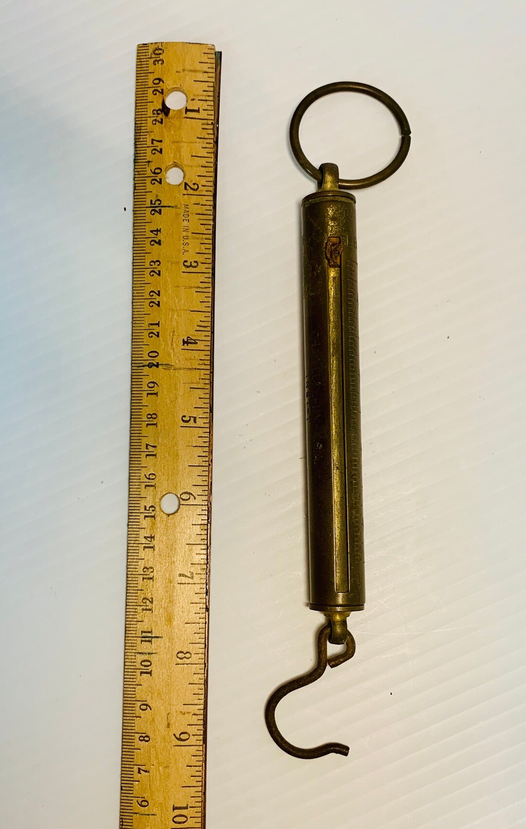 Brass 4 Lb. Portable Hanging Spring Scale - Etsy