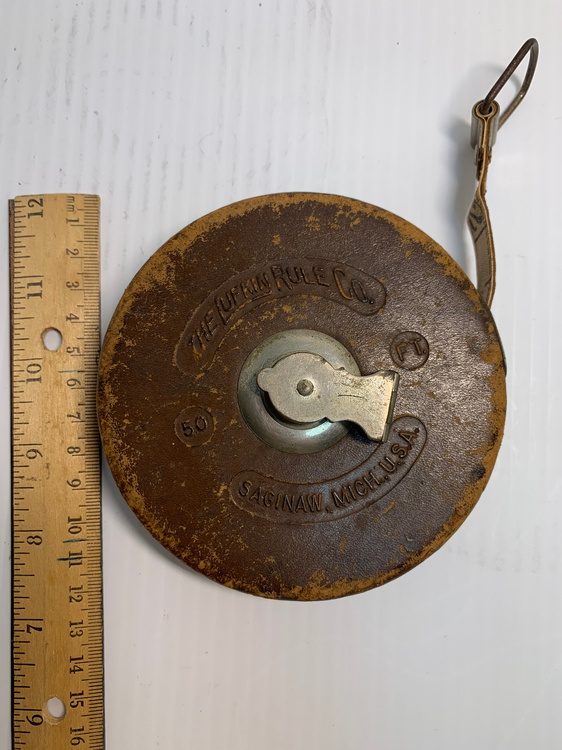 Vintage Lufkin Metallic Tape Measure - Etsy