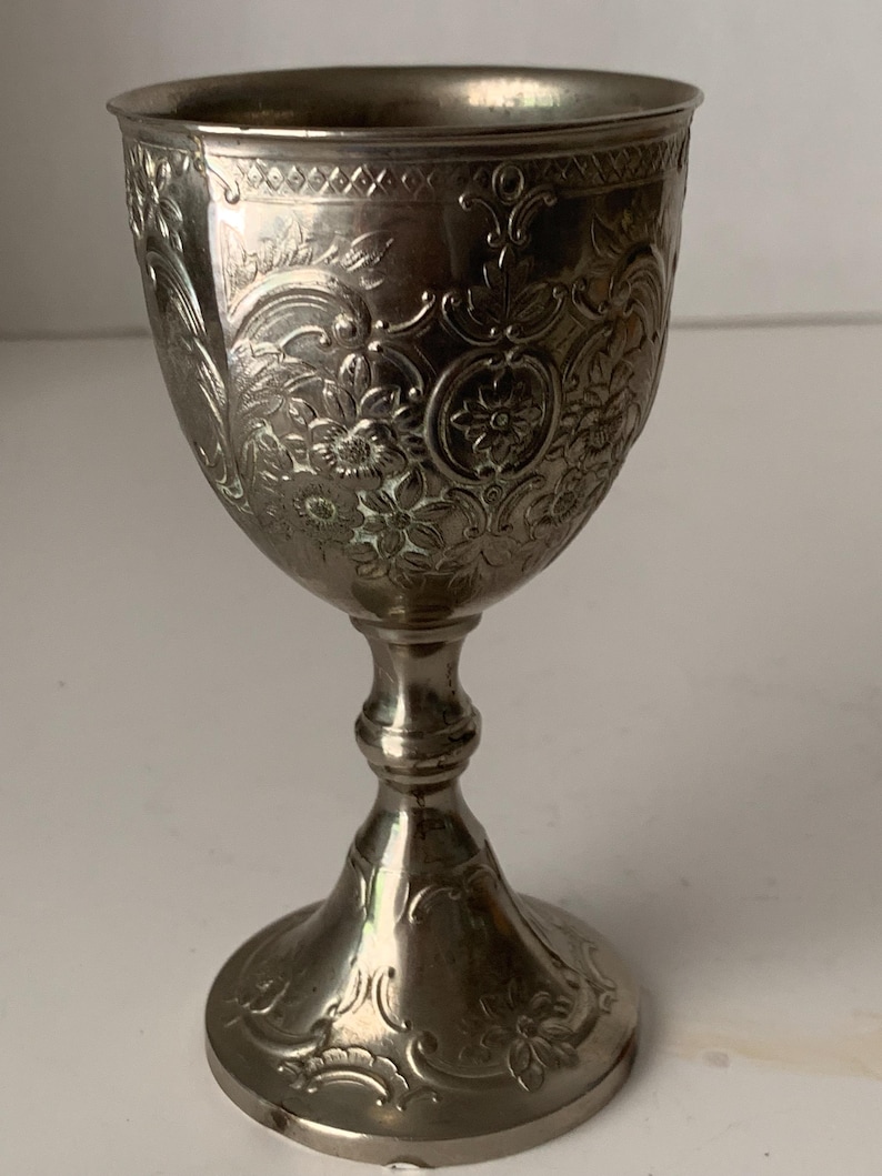 Silver Plated Goblet or Chalice From Corbell & Co. in England - Etsy