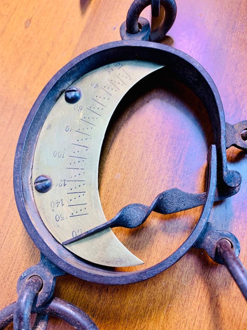 Vintage Antique Buffalo Hide Scale in Kilos - Etsy