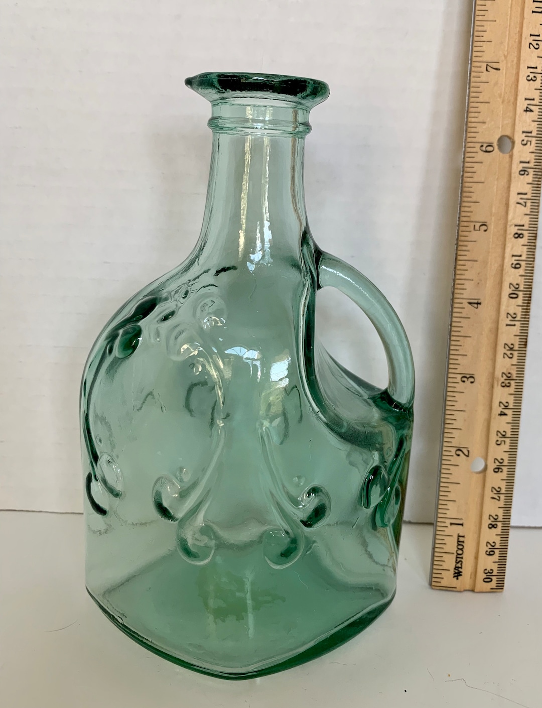 Vintage Canadian Pale Green Maple Syrup Bottle - Etsy