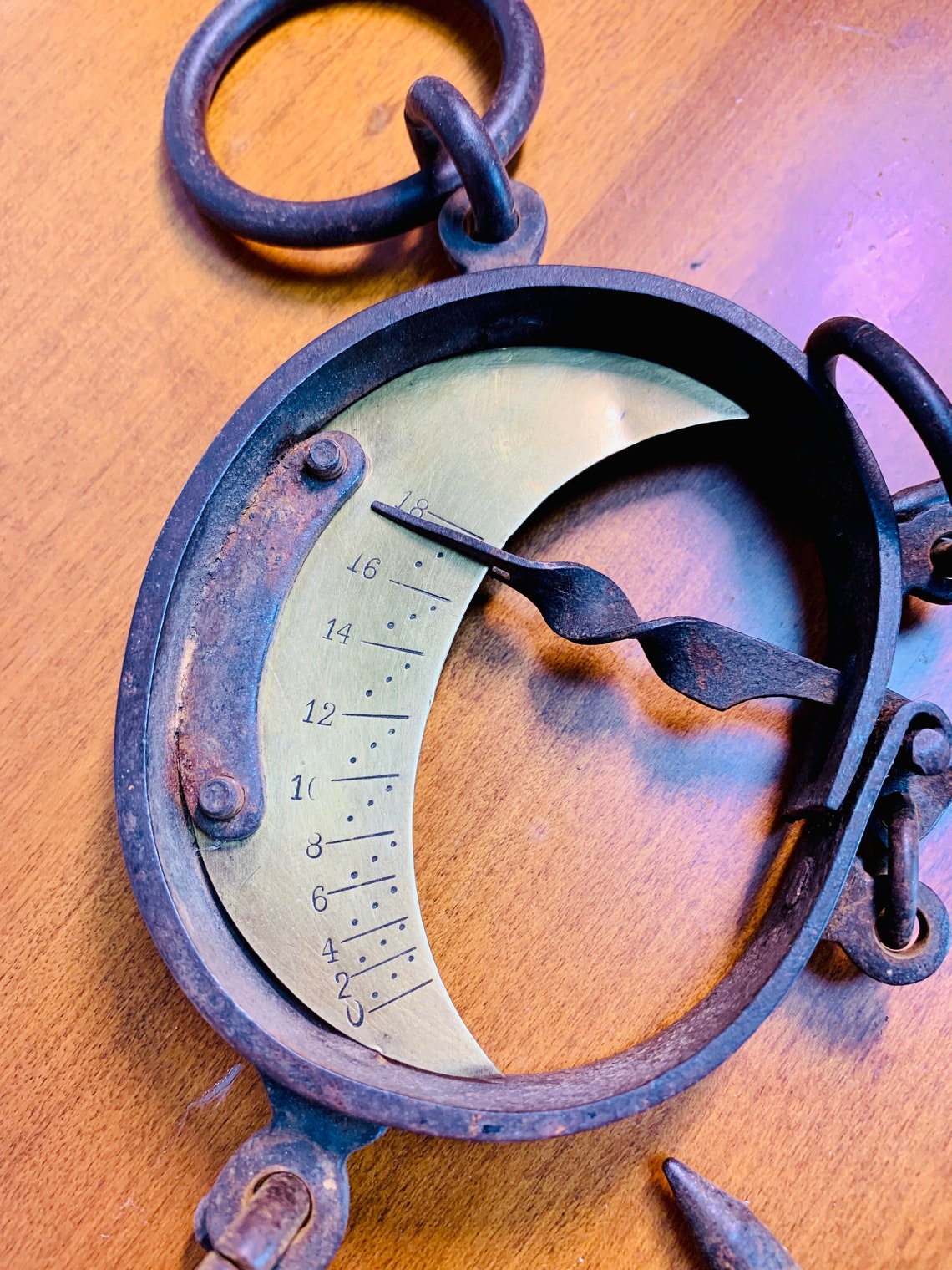 Vintage Antique Buffalo Hide Scale in Kilos - Etsy