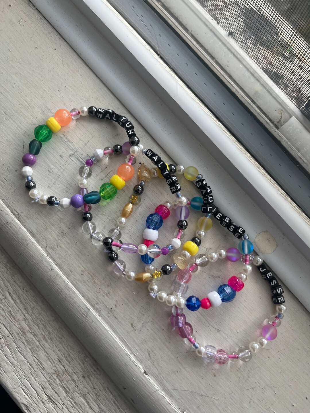 Breaking Bad Character Beaded Bracelets - Etsy