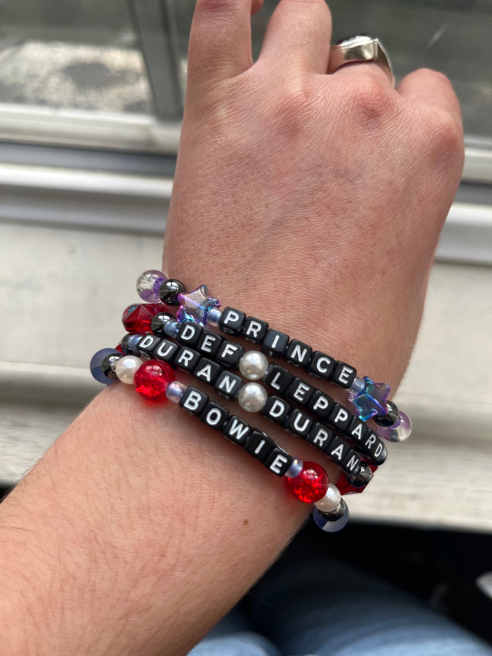 80’s Icons Beaded Bracelets - Etsy