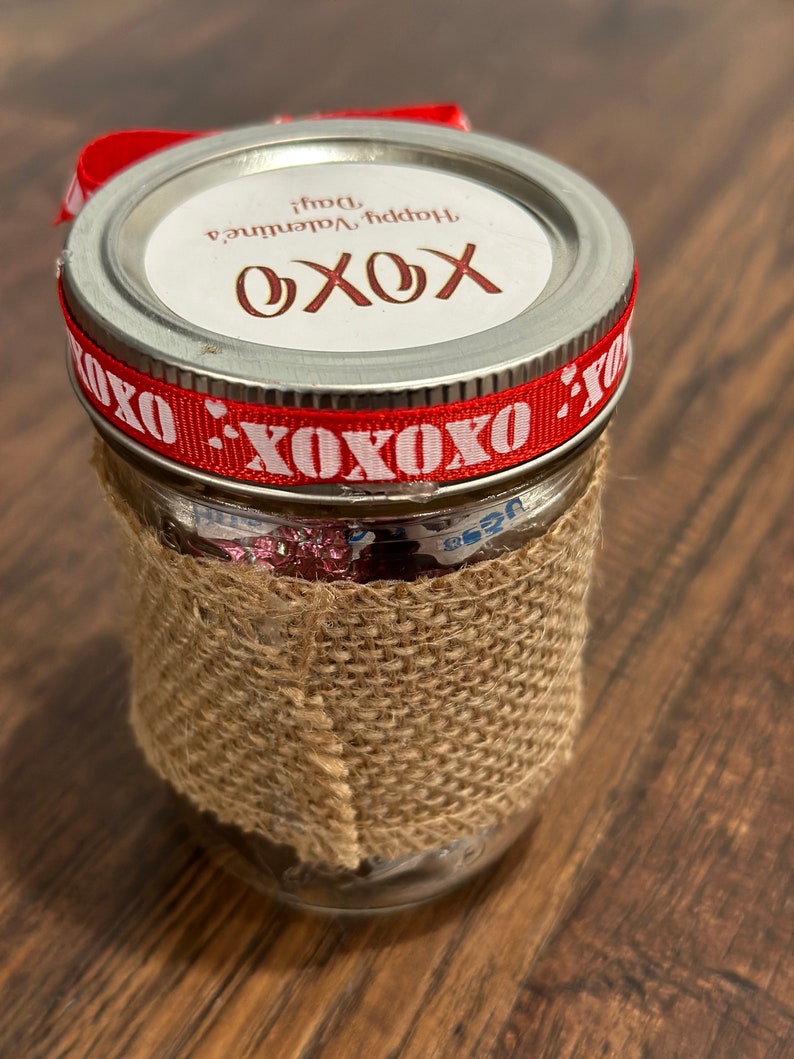 Hugs & Kisses Chocolate Jars - Etsy