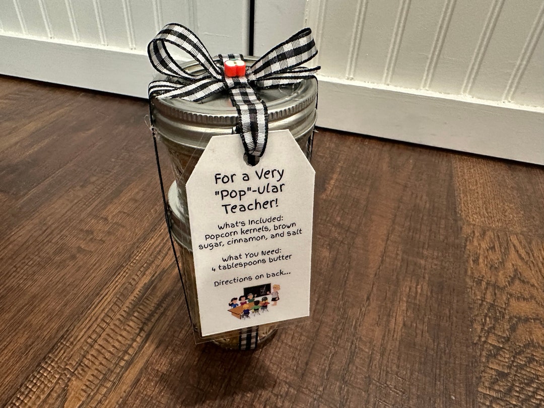 For a "pop"-ular Teacher - Popcorn Mix - Etsy