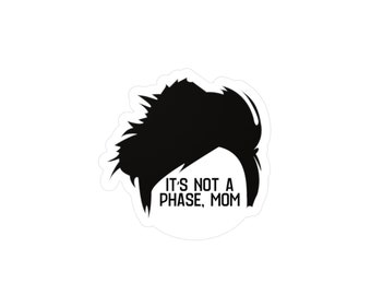 It's Not A Phase Mom Vinyl Decal, Emo Car Bumper or Window Sticker - Etsy