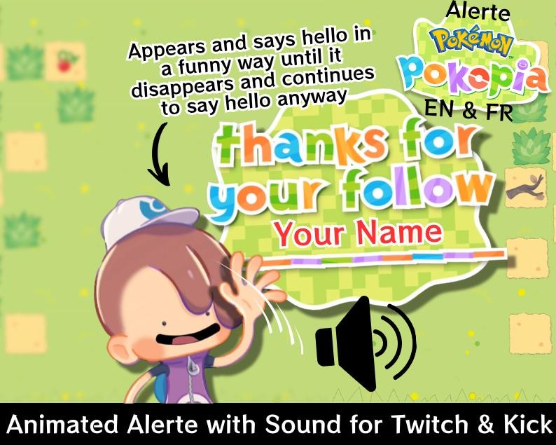 Pokopia Follower Alert | Fullscreen Animated Stream Alert | Twitch ...