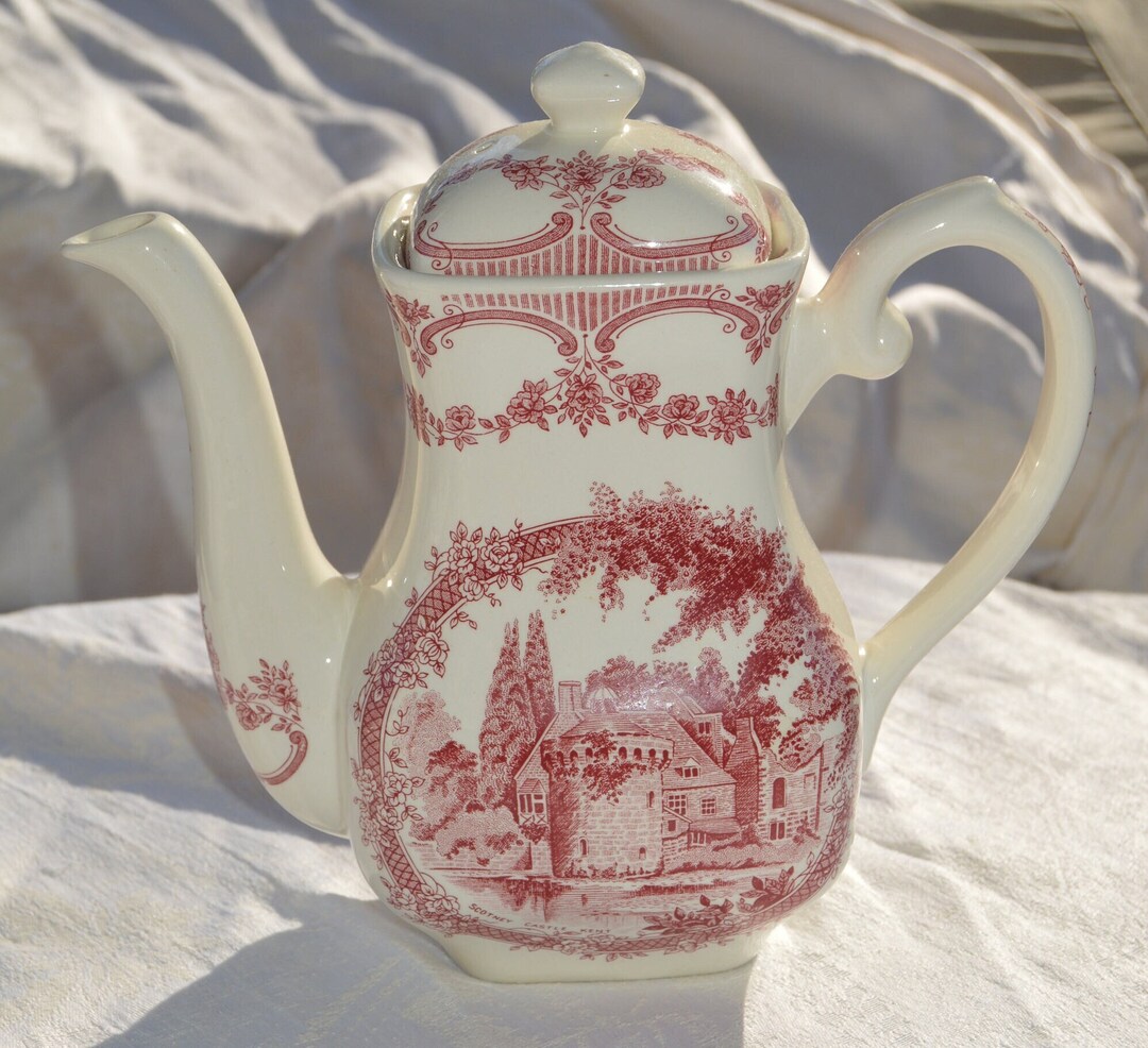 Staffordshire - English Ironstone Tableware - Teapot -scotney Castle ...
