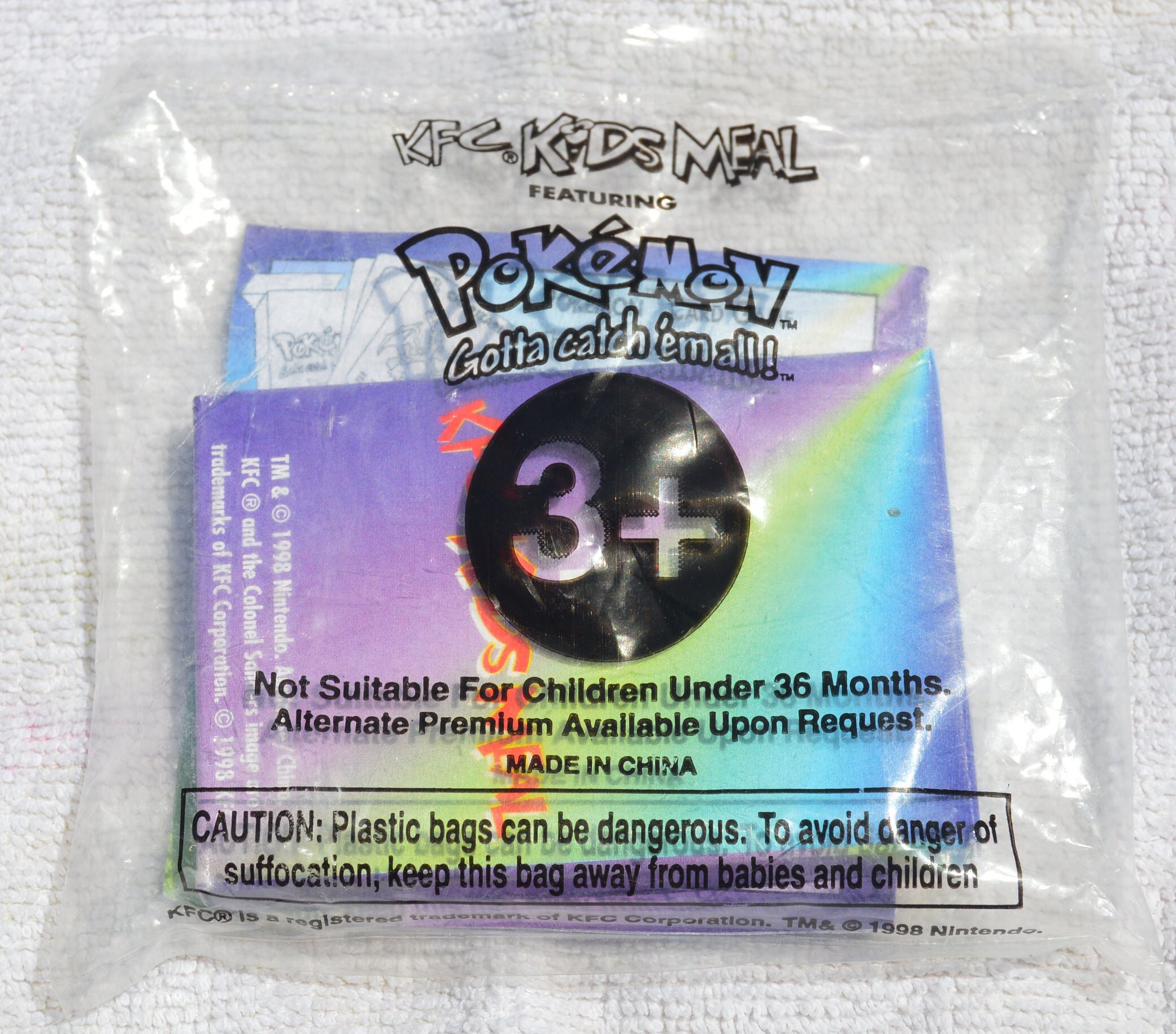 KFC Promotional Pokémon Mini Cards game Cards in Kids Meal 1998 ...