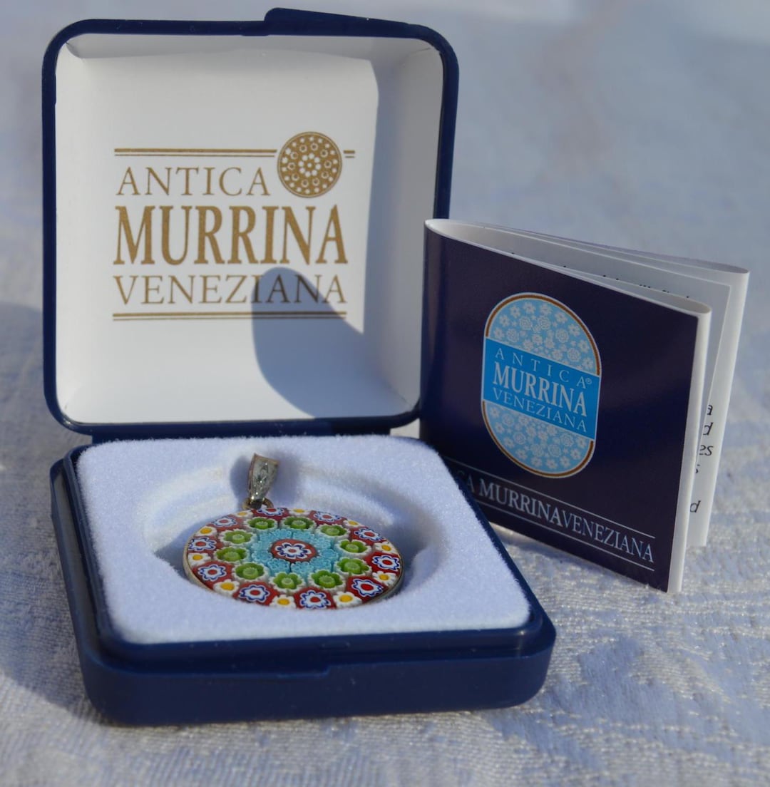 Murano Glass - Antica Murrina Veneziana Pendant - Etsy