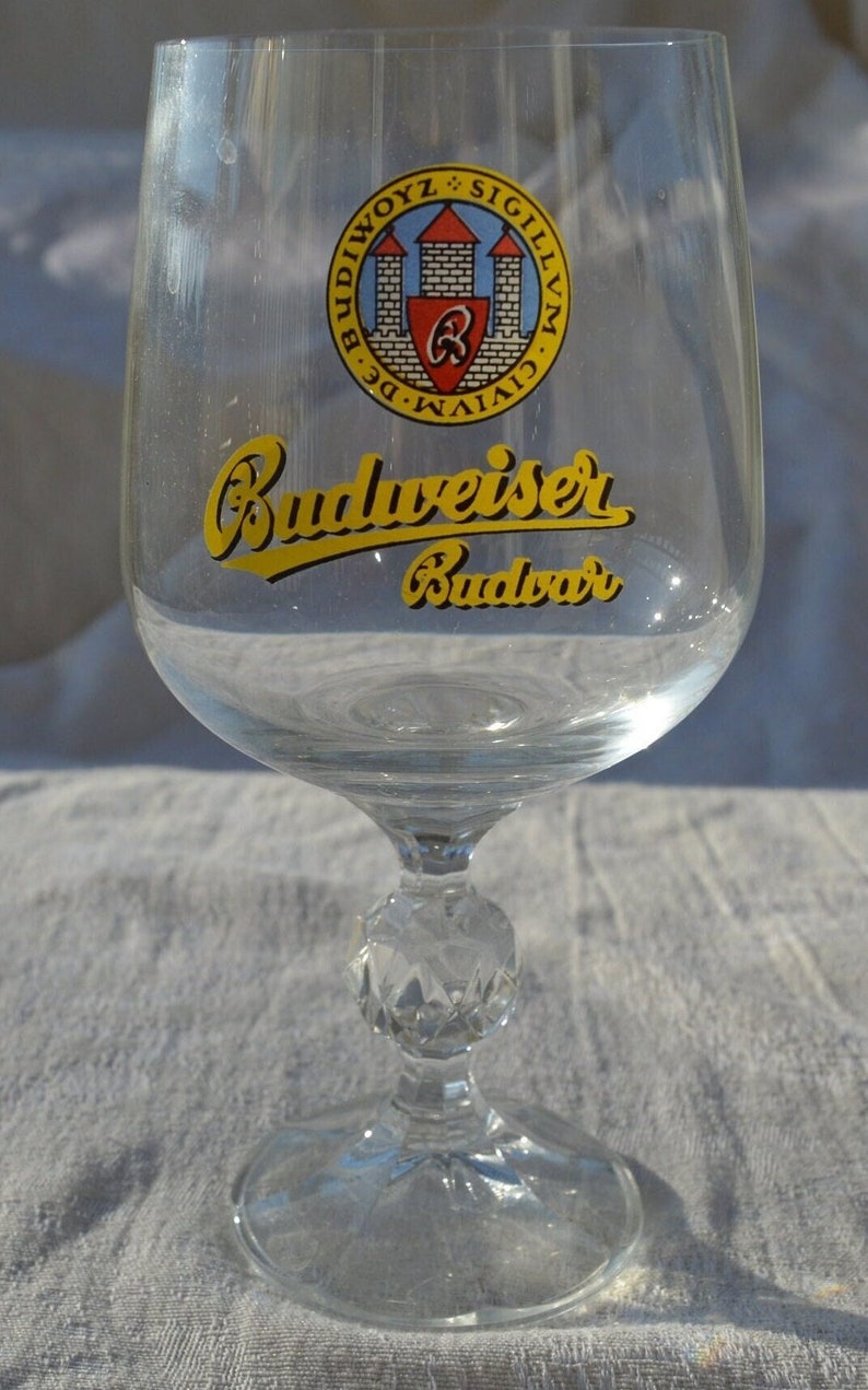 Czech Budweiser Budvar Beer Glass brewery in Ceske Budejovice - Etsy