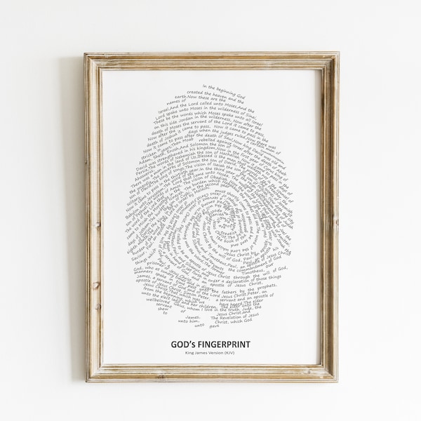 God’s Fingerprint Wall Art - Etsy