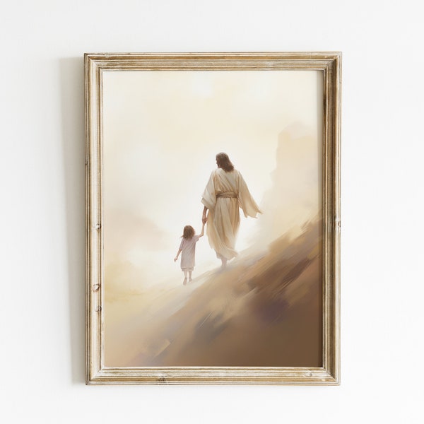 Lds Art Christ With Little Girl - Etsy