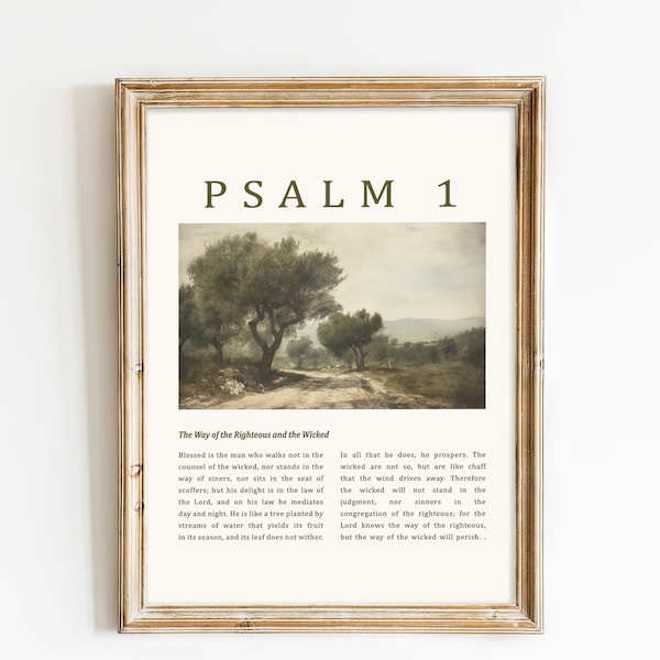 Psalm 1 - Etsy