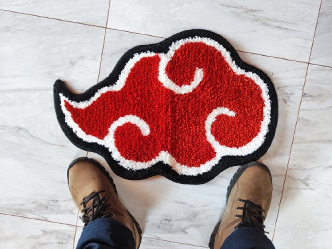 Akatsuki Naruto Tufting Rug - Etsy