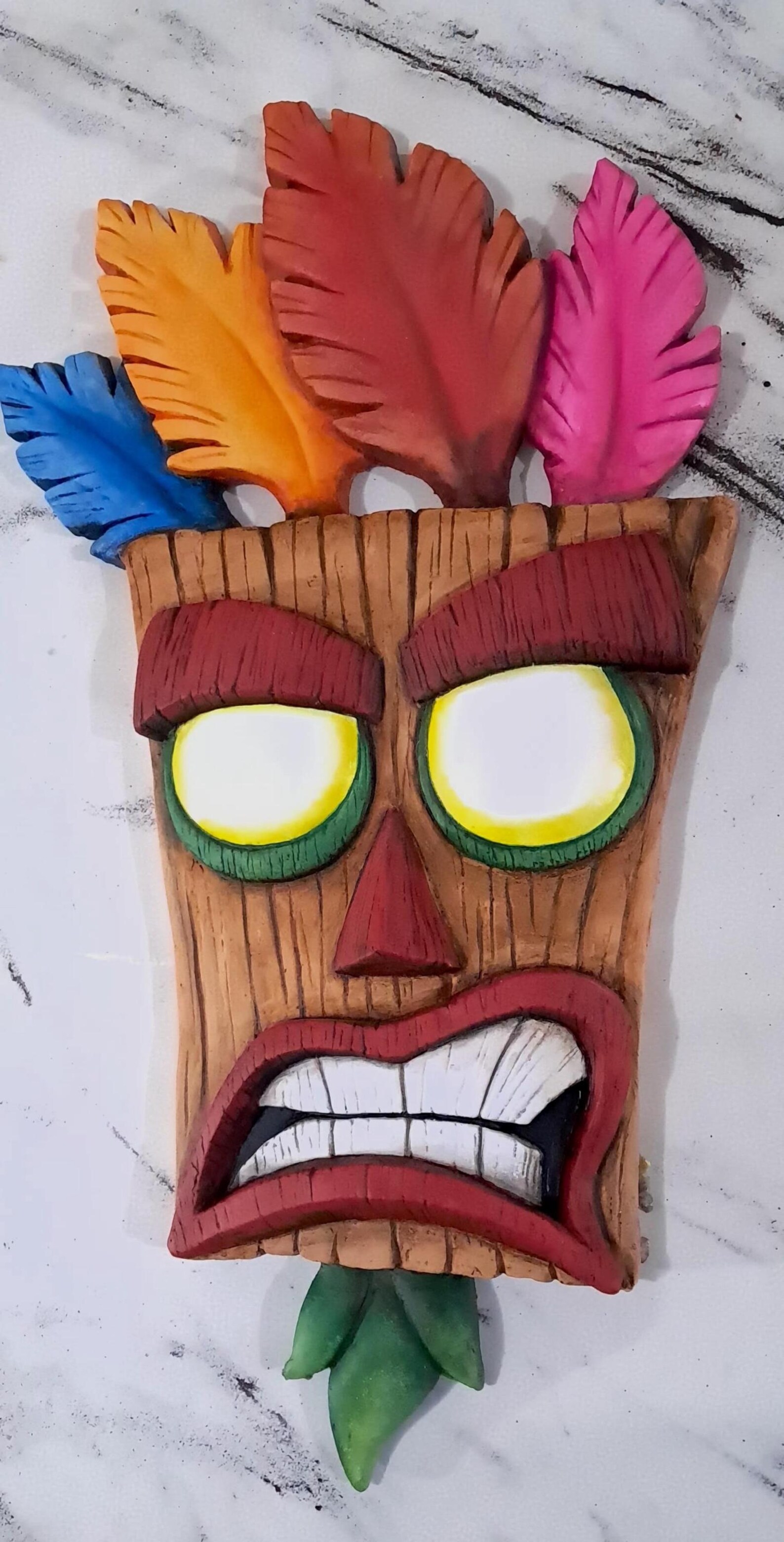 Tribal Guardian Spirit Mask – Retro Platformer Game Inspired Decor ...