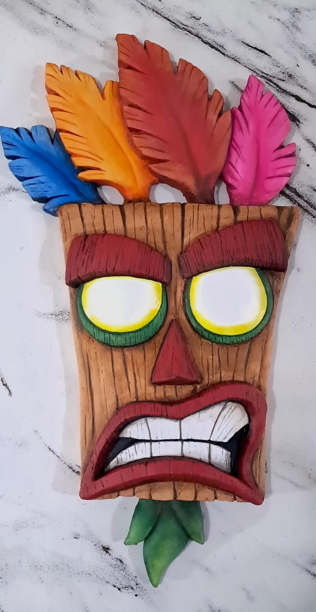 Tribal Guardian Spirit Mask – Retro Platformer Game Inspired Decor ...