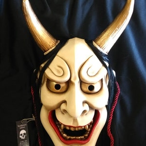 Traditional Japanese Hannya Mask. Handmade Art Collection. Custom ...