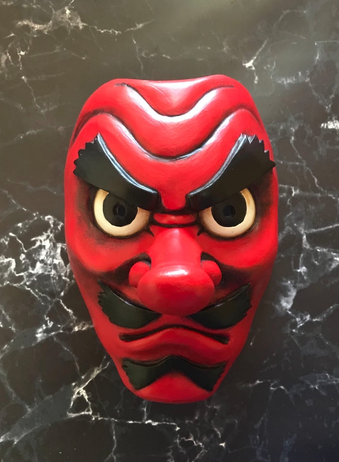 Urokodaki Japanese Anime Mask. Handmade With Custom Colors. Art for ...
