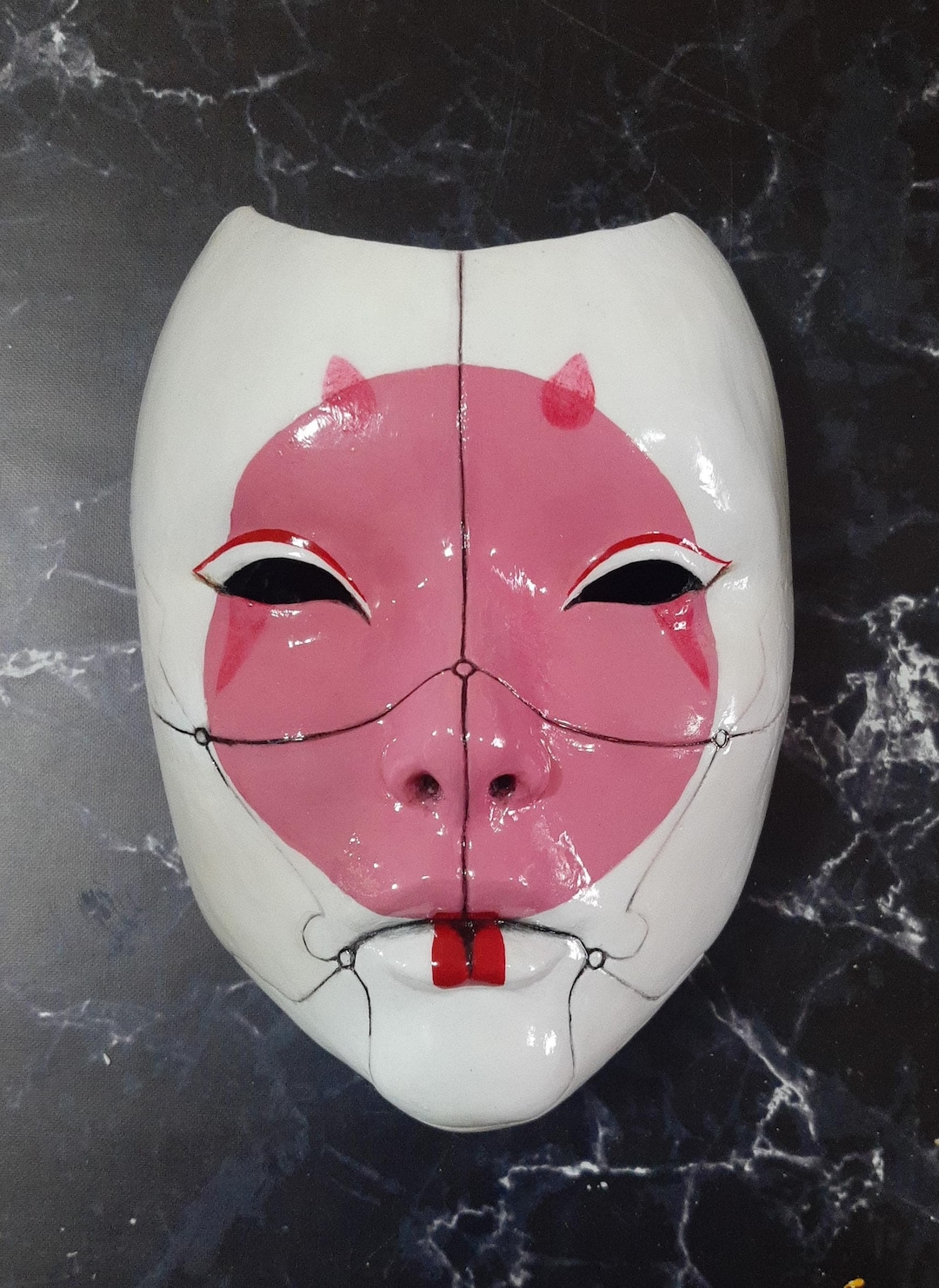 Handmade Robot Geisha Mask: Manga Cosplay Art - Etsy