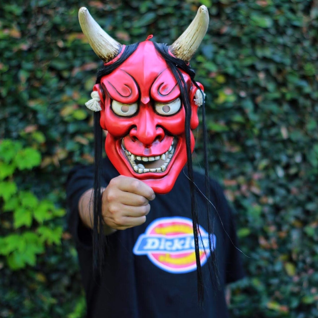 Traditional Japanese Hannya Mask. Handmade Art Collection. Custom ...