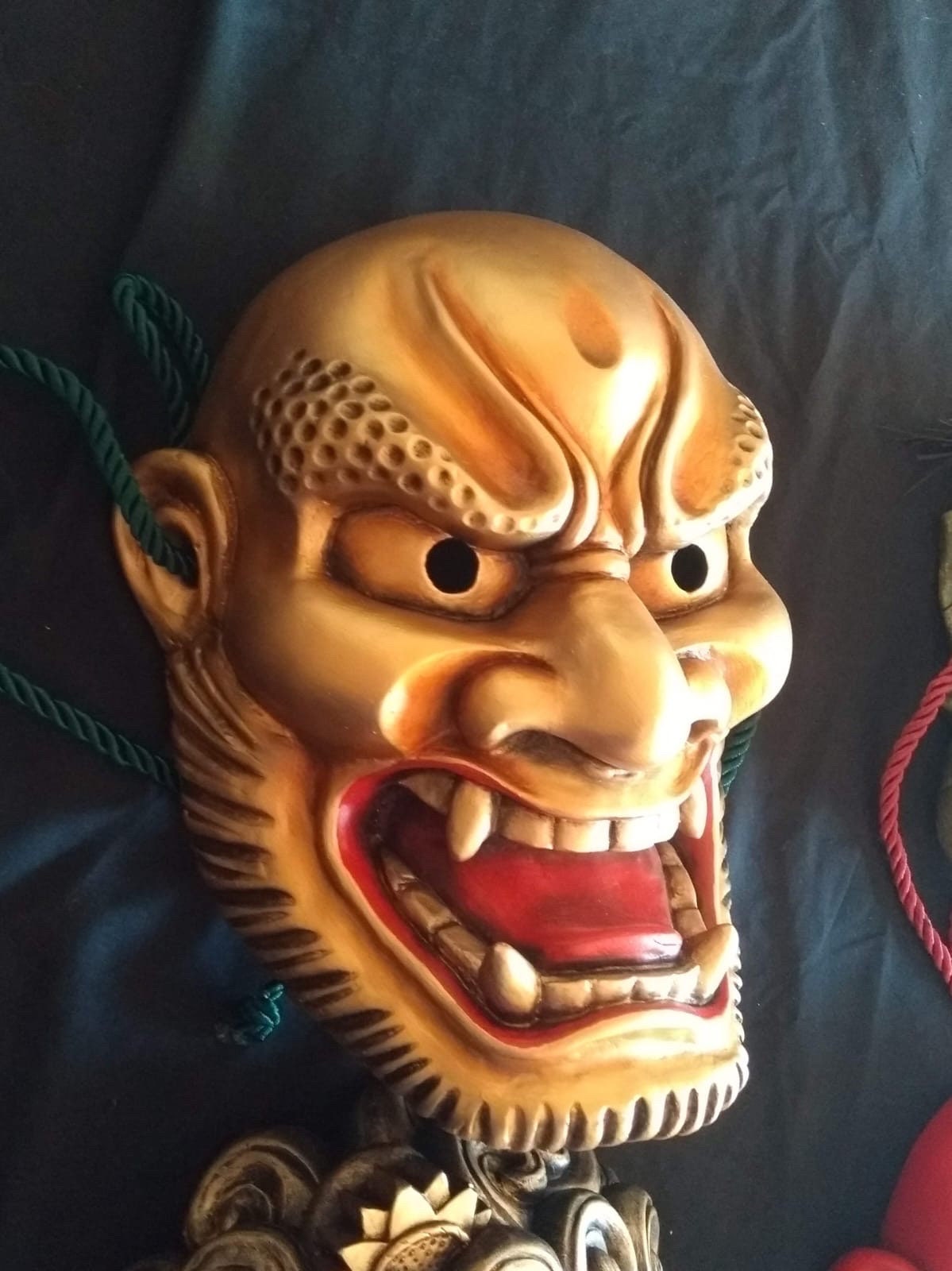 Traditional Japanese Ikazuchi Mask. Handmade Art Collection. Custom ...