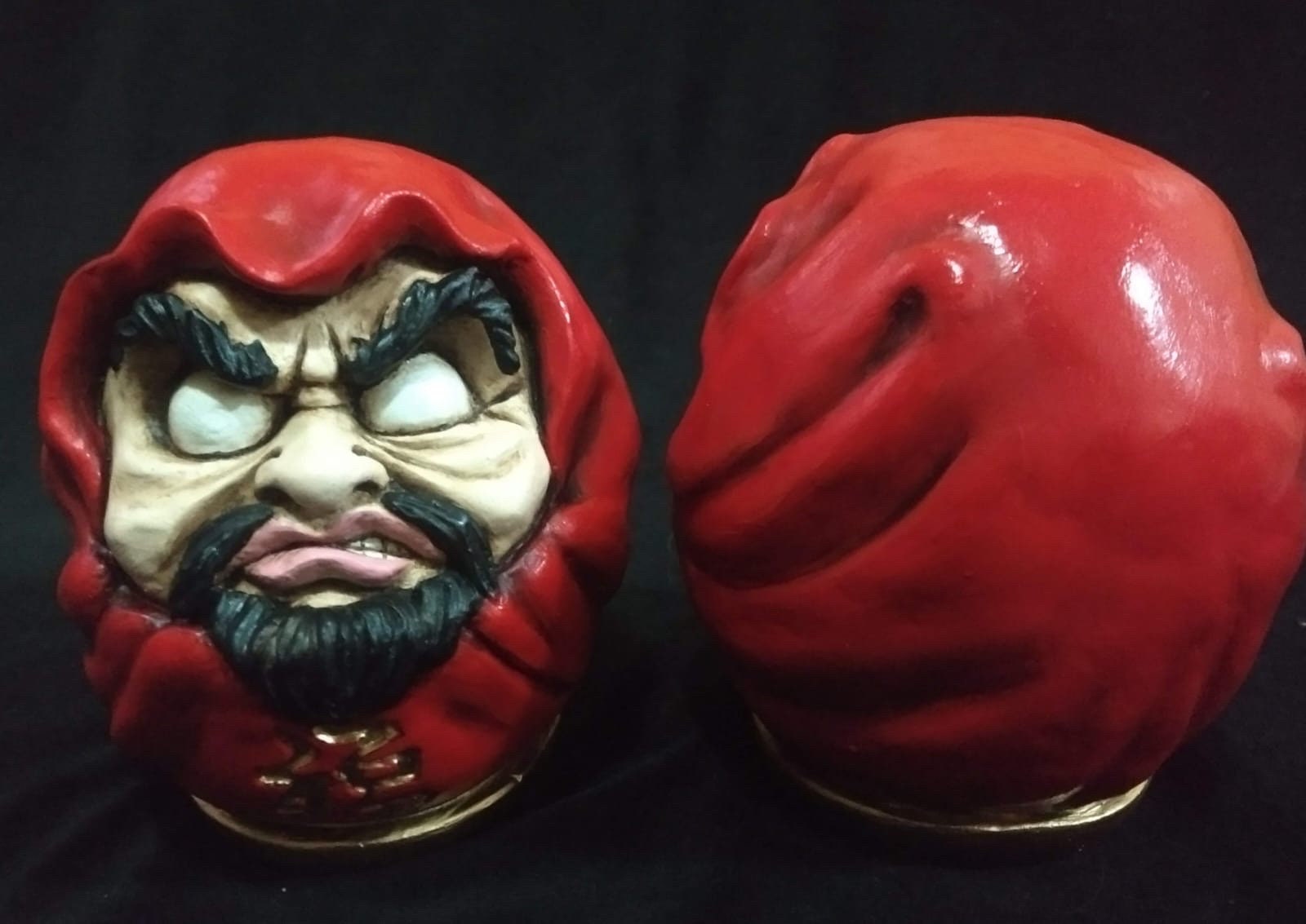 Traditional Japanese Daruma. Handmade Art Collection. Custom Colors ...