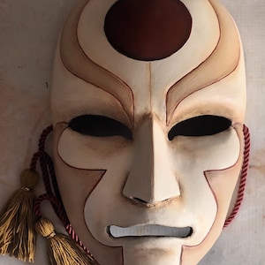 Amonh Japón Mask Anime . Handmade With Custom Colors. Art for ...