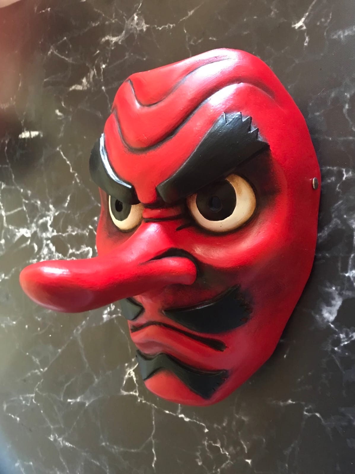 Urokodaki Japanese Anime Mask. Handmade With Custom Colors. Art for ...