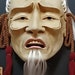 Traditional Japanese Kojo Mask. Handmade Art Collection. Custom Colors ...