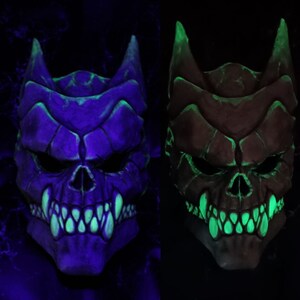 Anime Mask Japanese Kaiju . Handmade Manga. Art for Collection or ...