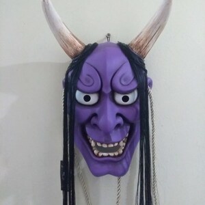 Traditional Japanese Hannya Mask. Handmade Art Collection. Custom ...
