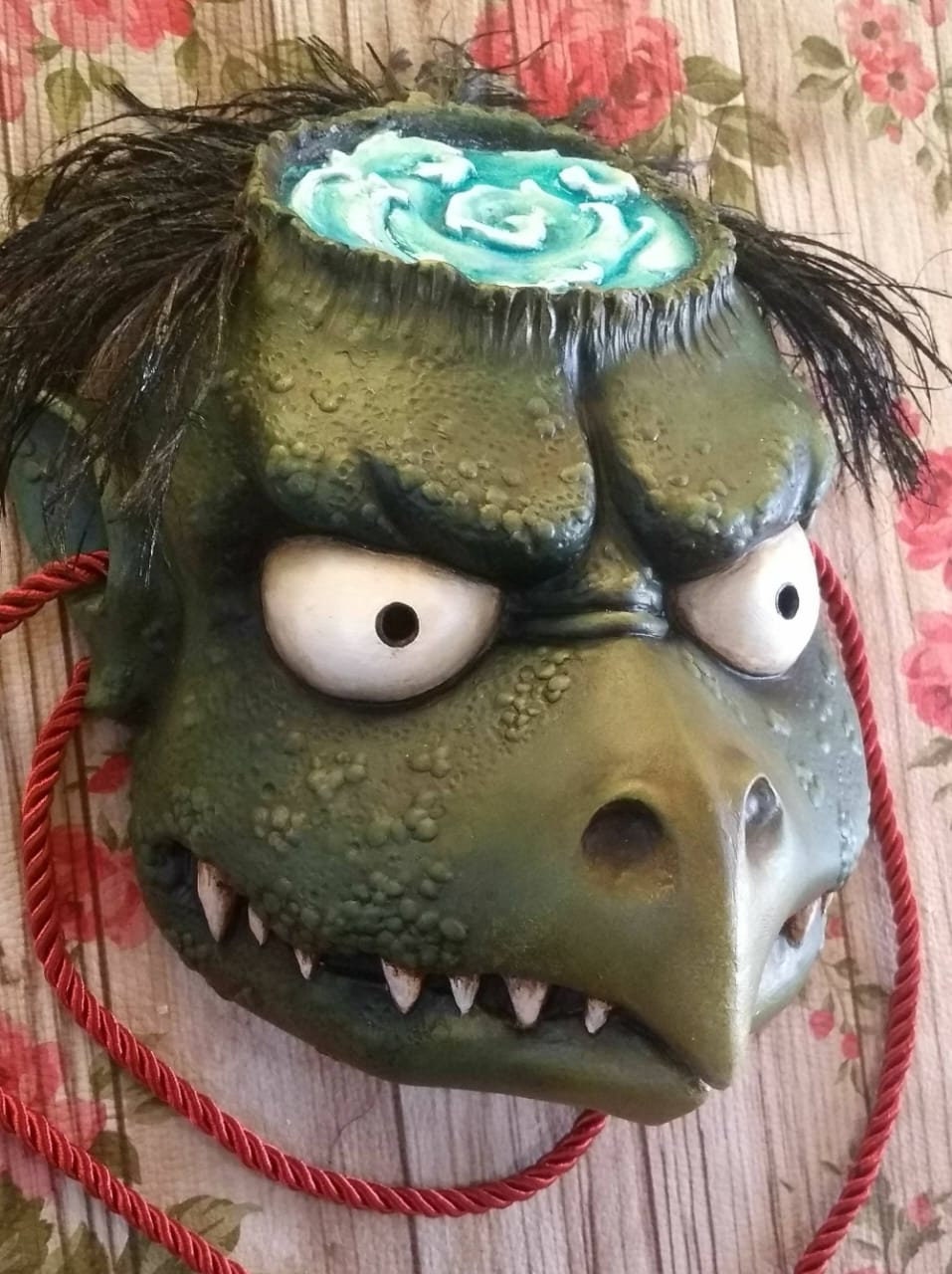 Traditional Japanese Kappa Mask. Handmade Art Collection. Custom Colors ...