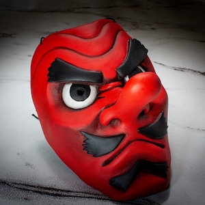 Urokodaki Japanese Anime Mask. Handmade With Custom Colors. Art for ...