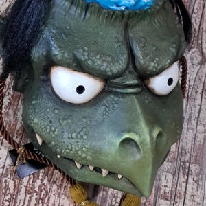 Traditional Japanese Kappa Mask. Handmade Art Collection. Custom Colors ...