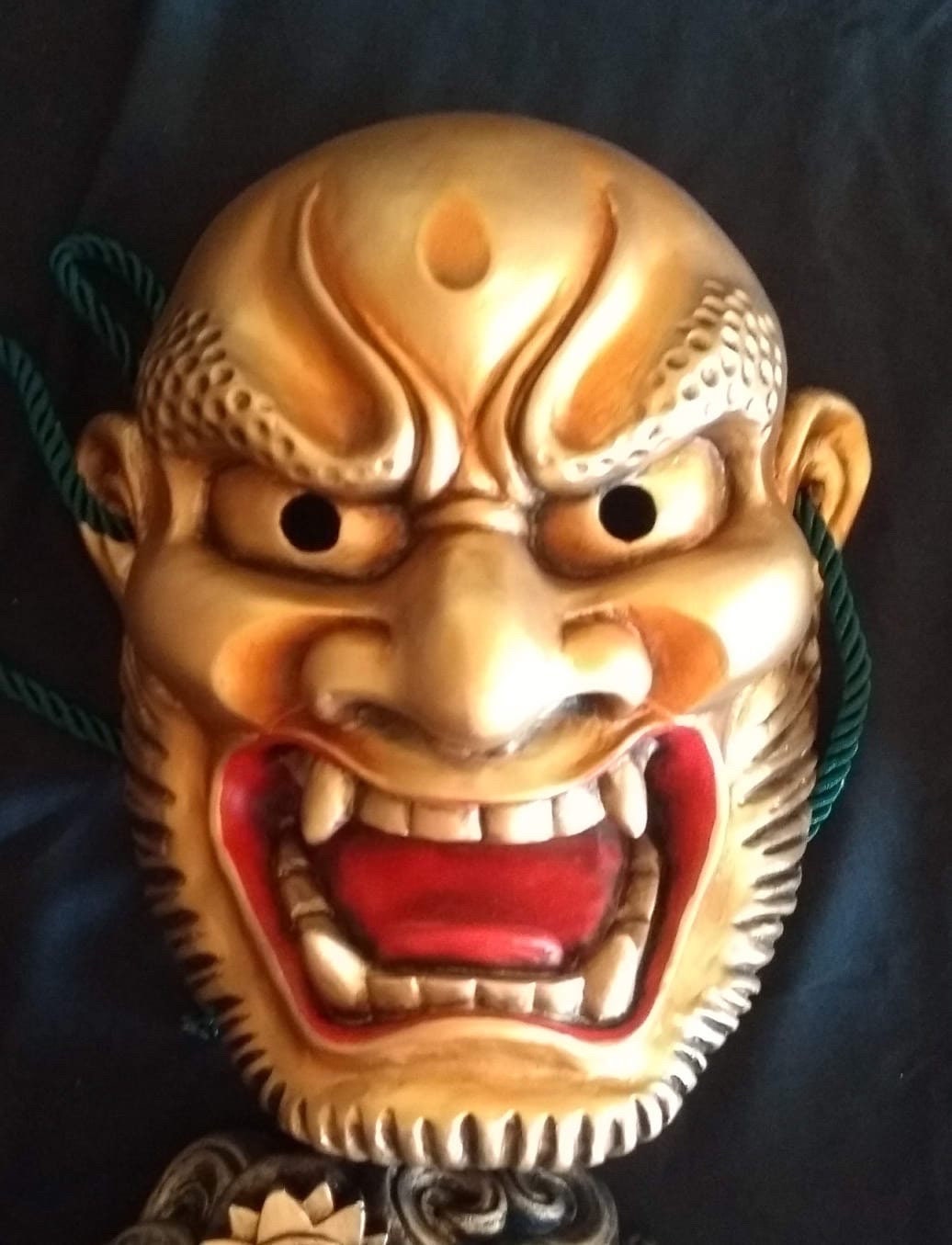 Traditional Japanese Ikazuchi Mask. Handmade Art Collection. Custom ...