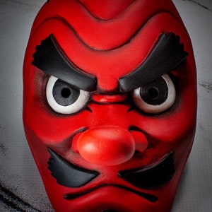 Urokodaki Japanese Anime Mask. Handmade With Custom Colors. Art for ...