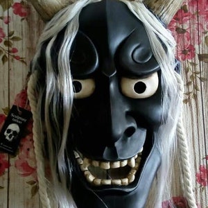 Traditional Japanese Hannya Mask. Handmade Art Collection. Custom ...