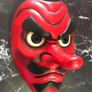 Urokodaki Japanese Anime Mask. Handmade With Custom Colors. Art for ...