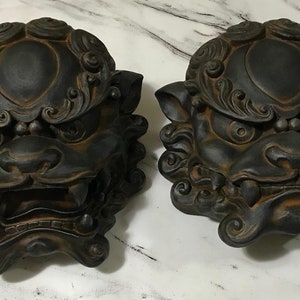 Traditional Japanese Fu Komainu. Handmade Art Collection. Custom Colors ...