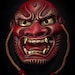 Traditional Japanese Ikazuchi Mask. Handmade Art Collection. Custom ...