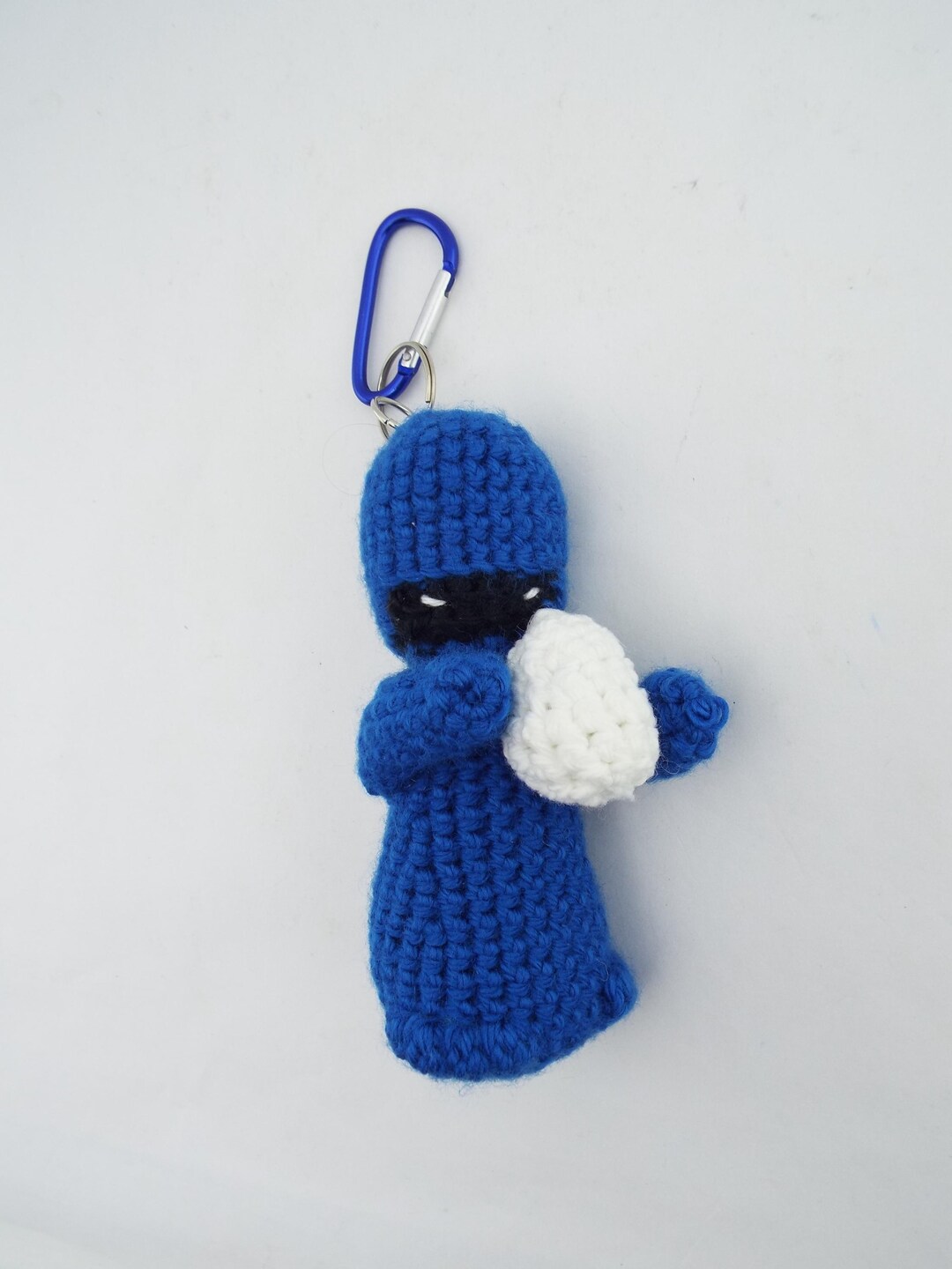Spyro the Dragon Crochet Amigurumi 'blue Egg Thief' Backpack Clip- 4 ...