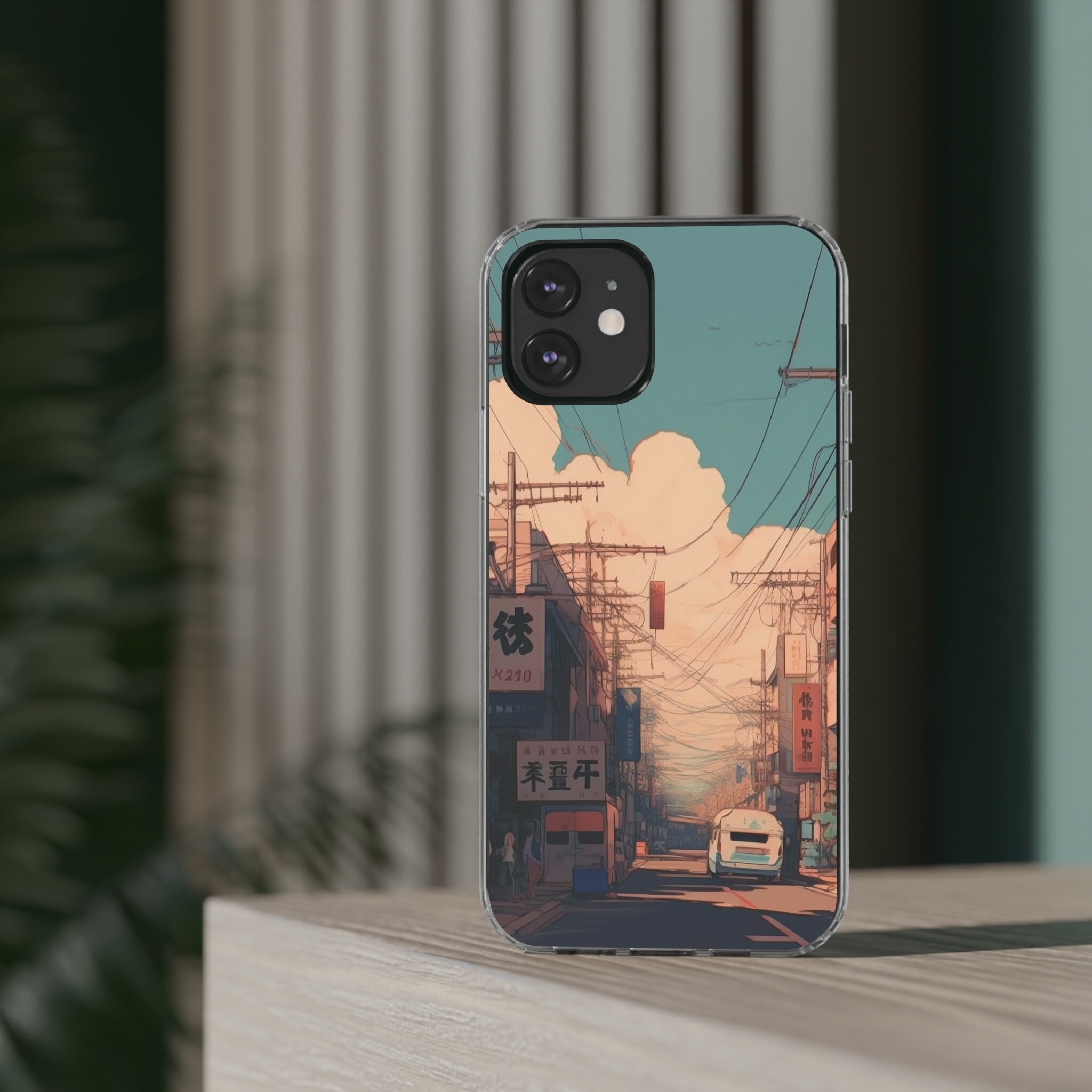 Japanese Lofi Phone Case Lofi Anime Aesthetic Case for iPhone 14 13 12 ...