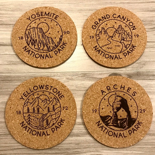 Laser Engraved Coasters - Etsy